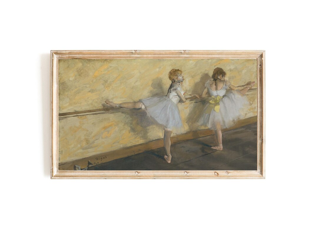 Dancers Practicing at the Barre by Edgar Degas 4k Samsung Frame TV Art ...