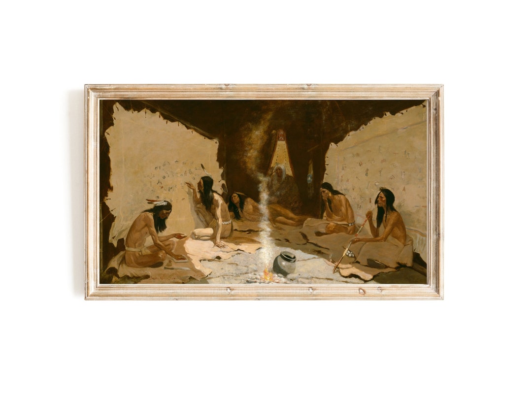 Historians of the Tribe by Frederic Remington Samsung Frame TV Art ...