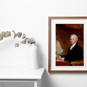 James Monroe by Gilbert Stuart Printable | Fifth US President | US ...