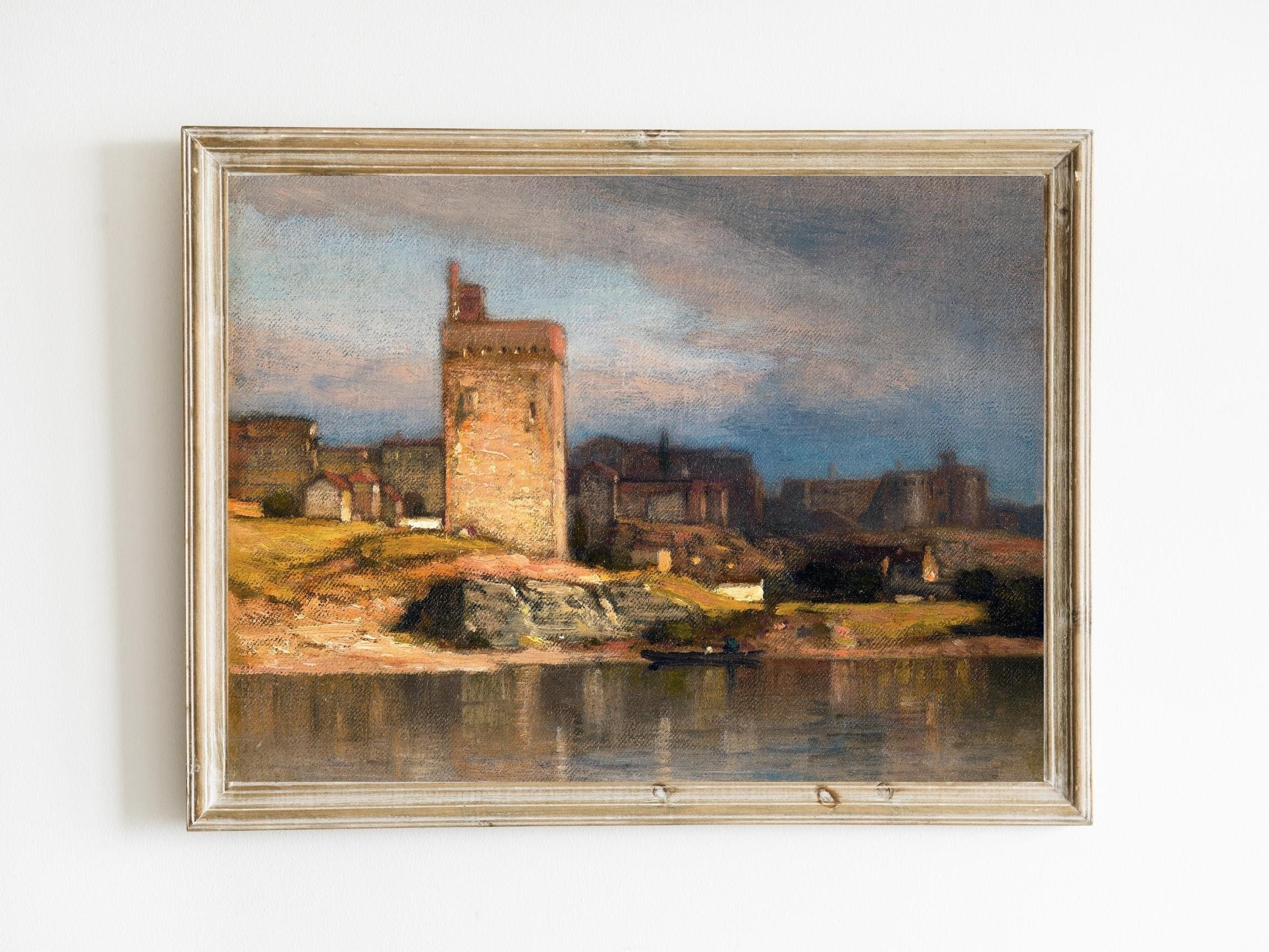 Samuel Colman Old Tower at Avignon Printable Southern France Country ...