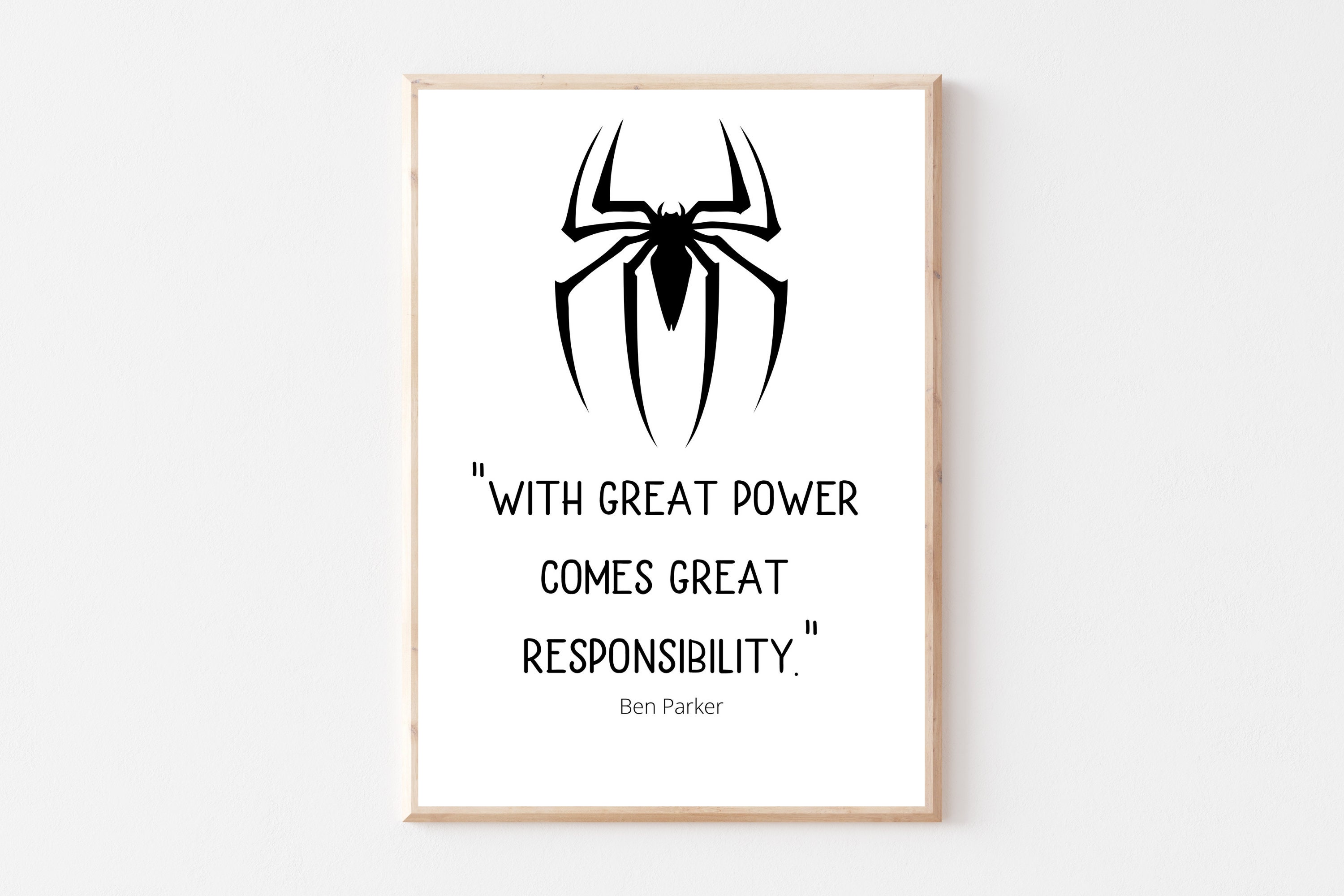 With Great Responsibility Comes Great Power | Superhero | Marvel ...