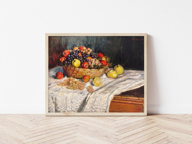 Claude Monet - Apples and Grapes Printable | 19th Century French Art ...