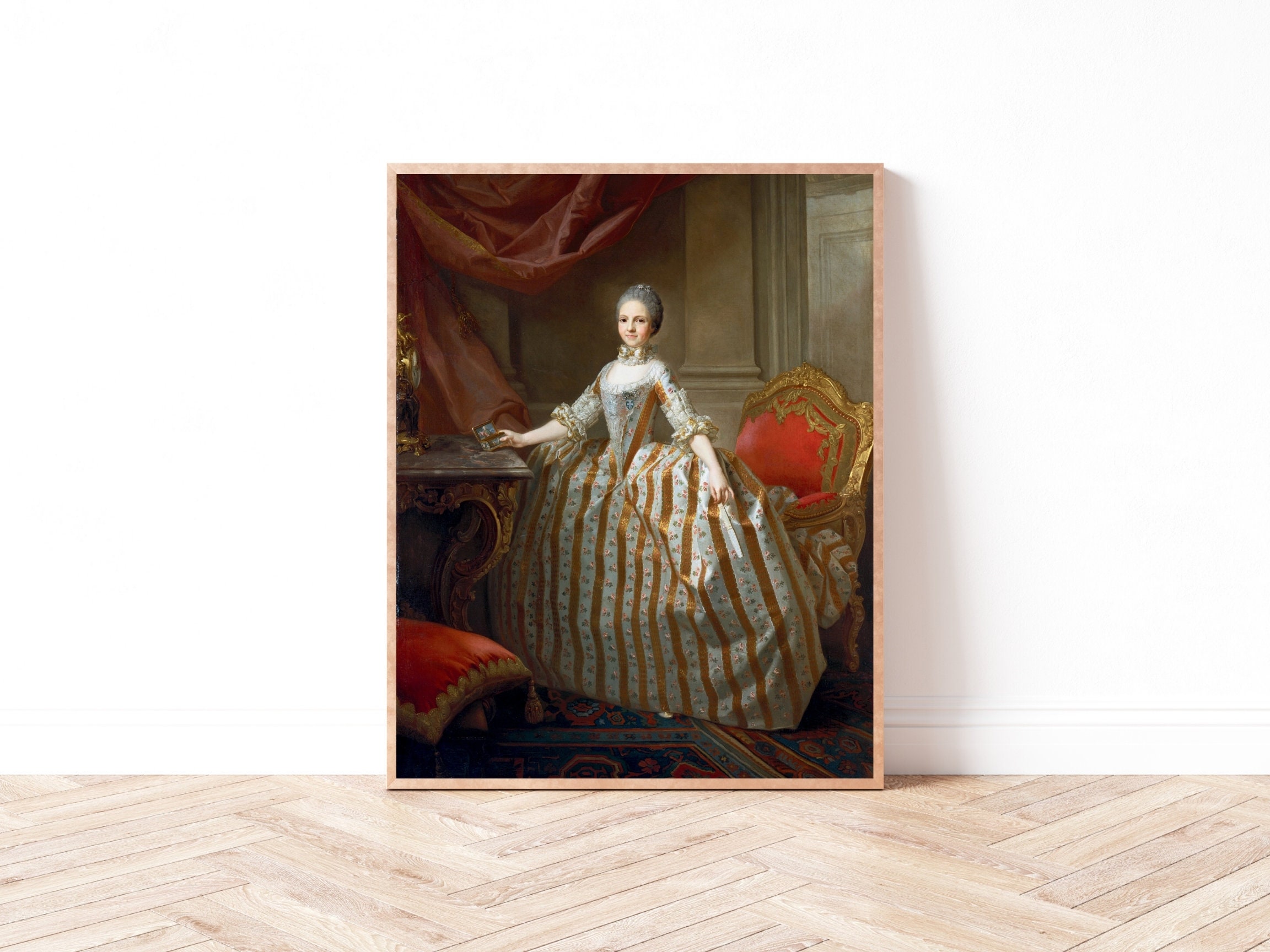Maria Luisa of Parma, Queen of Spain by Laurent Pécheux Printable ...