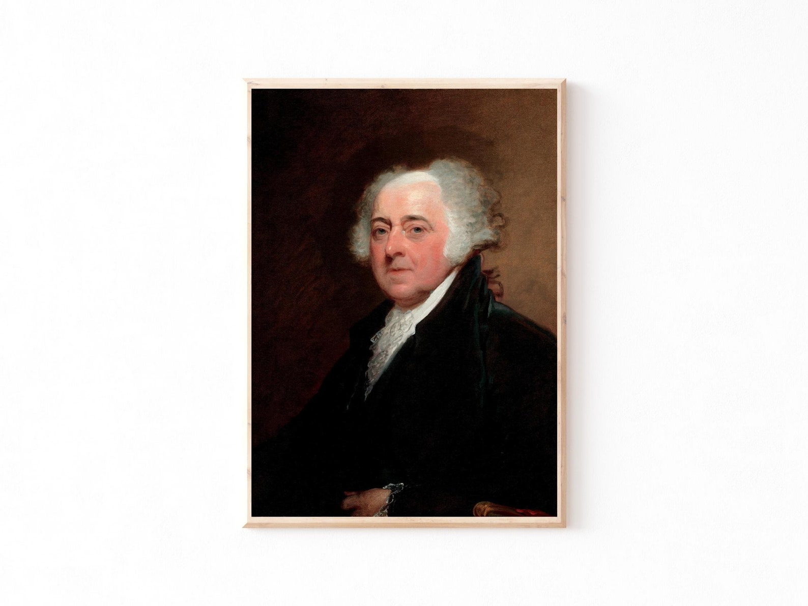 John Adams by Gilbert Stuart Printable US President Fine Art Print ...