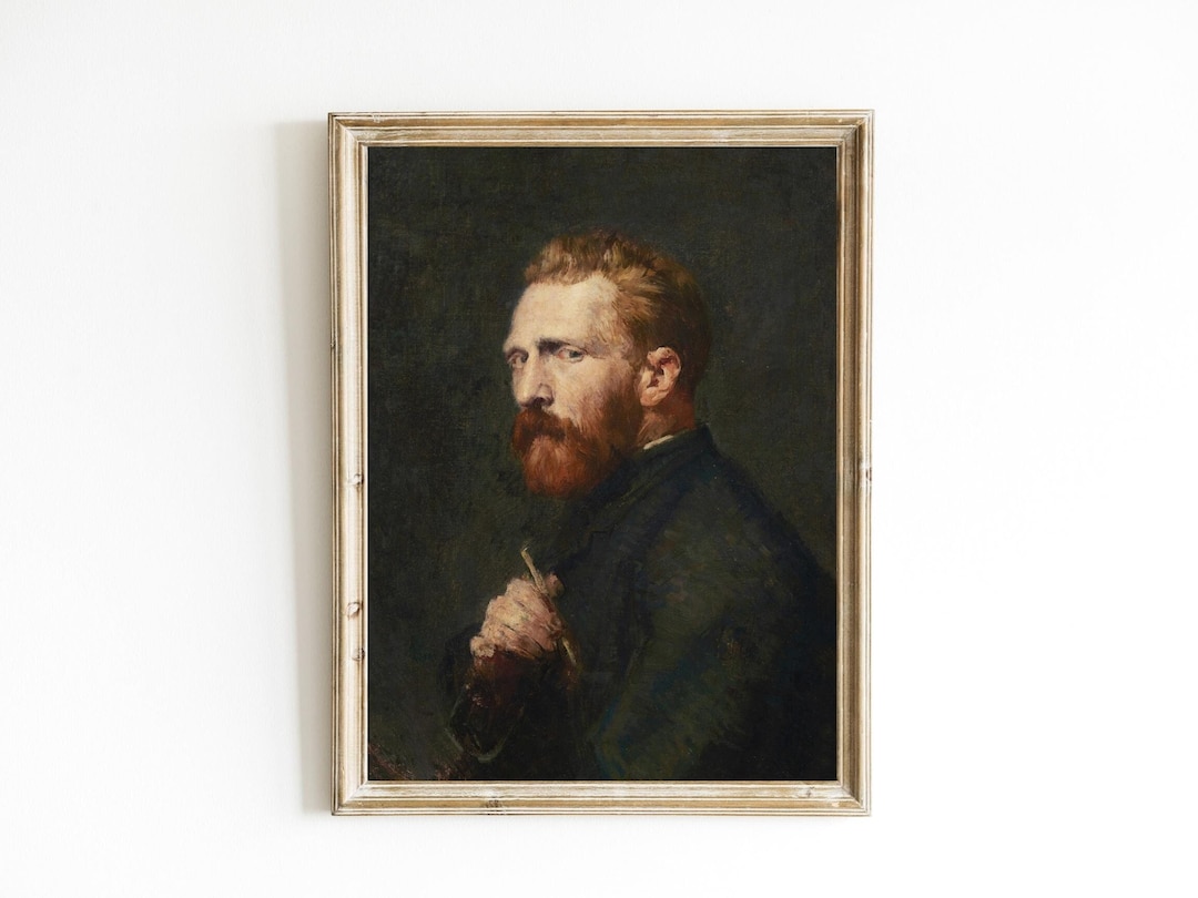 John Russell - Portrait of Vincent Van Gogh Printable | Muted Dark ...