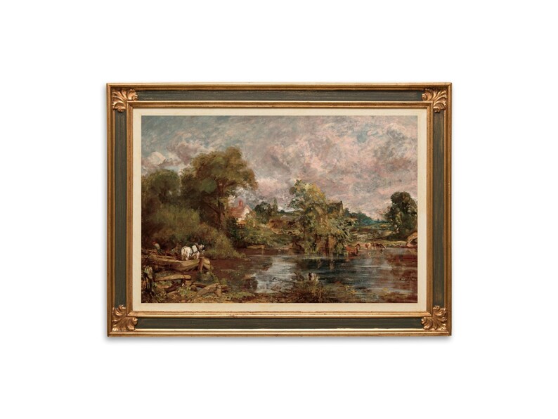 John Constable - the White Horse Printable | Moody Nature Country ...