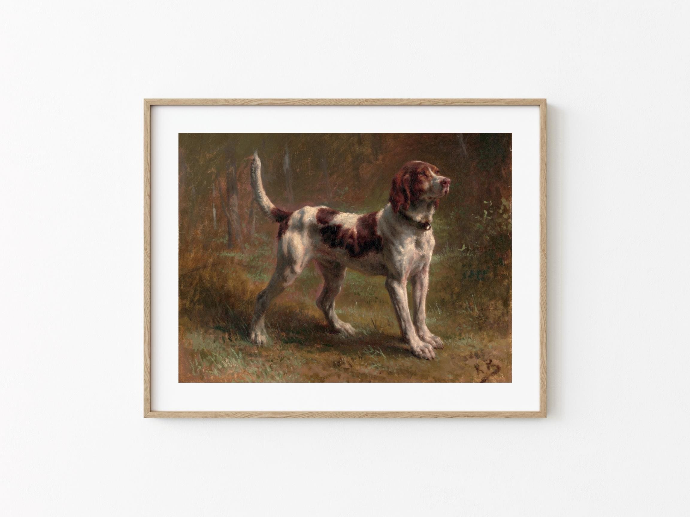 Rosa Bonheur - A Limier Briquet Hound Printable | Vintage Hound ...