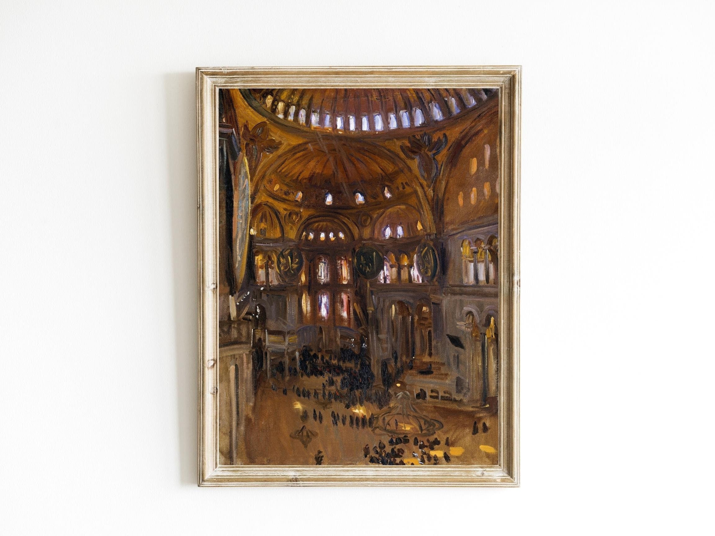 John Singer Sargent. Santa Sofia Printable Ancient Mosque Painting ...