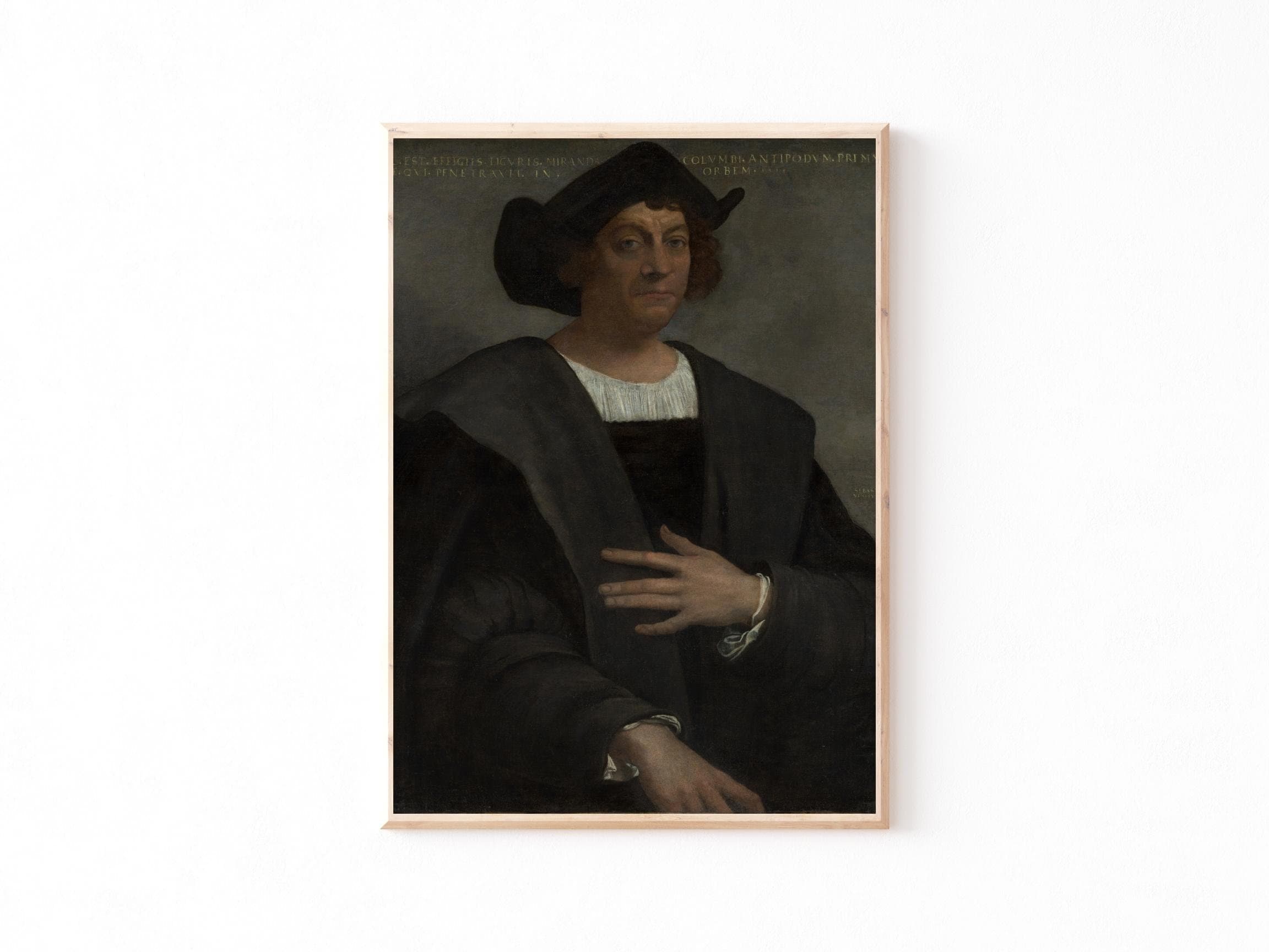 Sebastiano Del Piombo Christopher Columbus Printable 16th Century Art ...