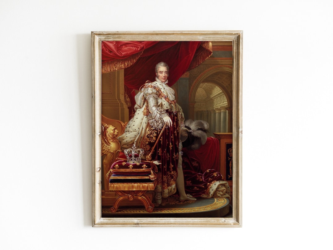 Charles X, King of France by Henry Bone Printable | French Royalty Oil ...