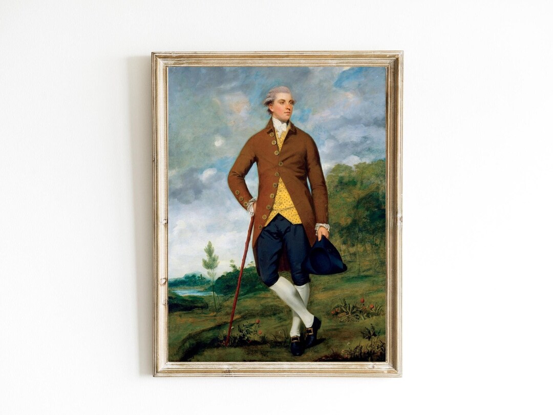 John Musters by Sir Joshua Reynolds Printable | 18th Century | Vintage ...