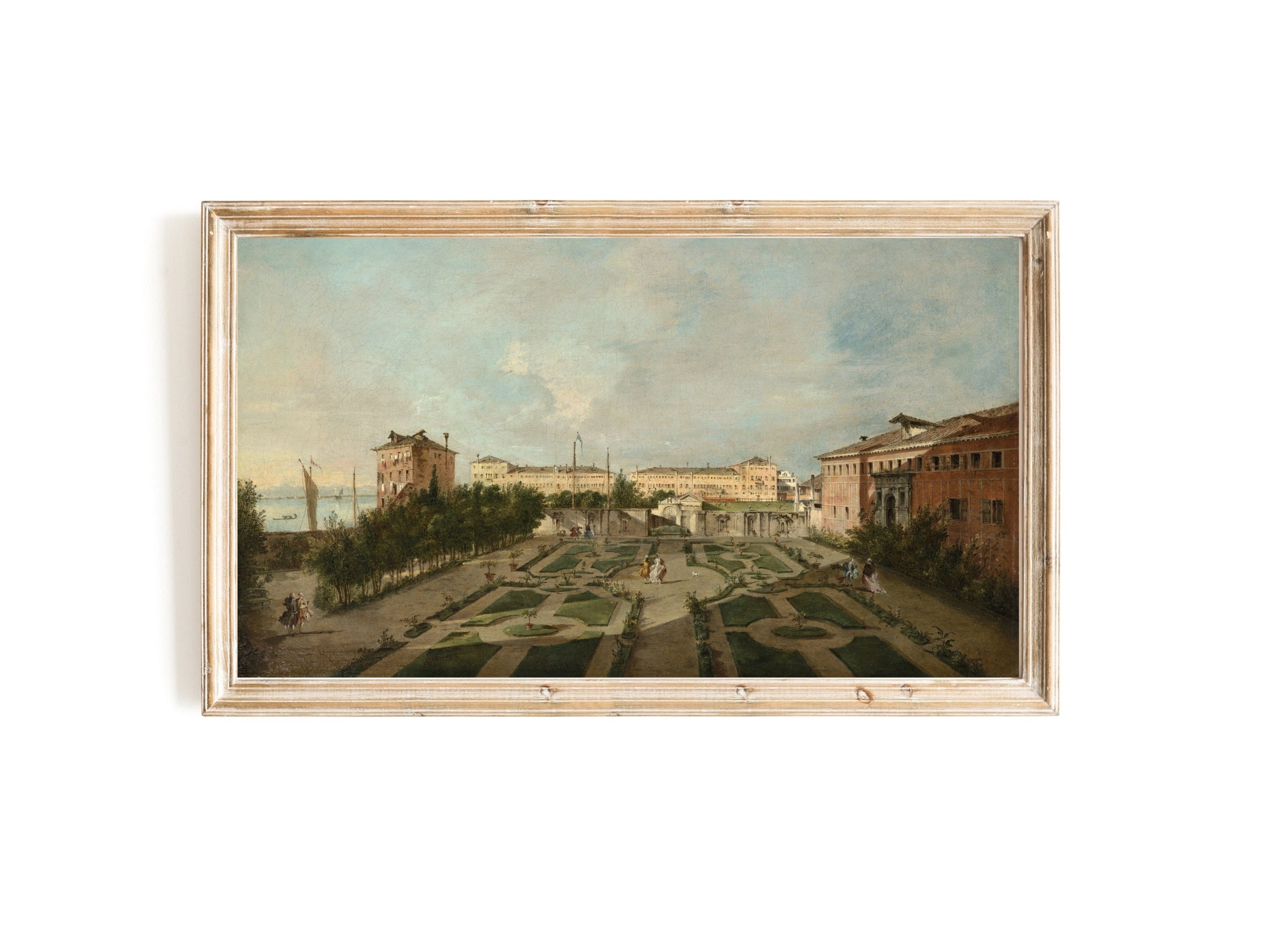 The Garden of Palazzo Contarini Dal Zaffo by Francesco Guardi Samsung ...