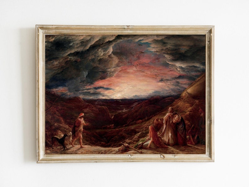 John Linnell Noah: the Eve of the Deluge Printable the Holy Land ...