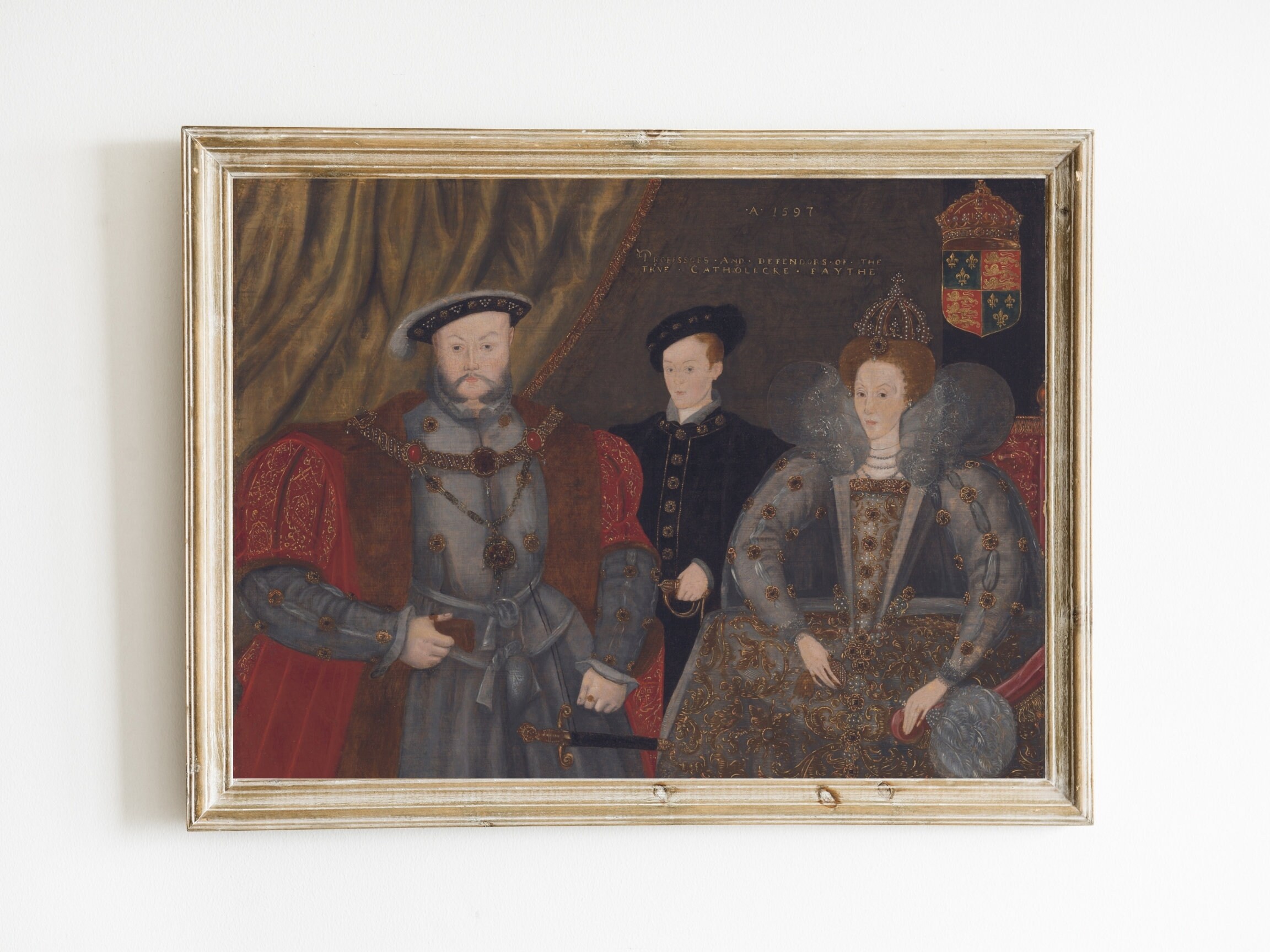 Henry VIII, Elizabeth I und Edward VI Printable | Britische Lizenz ...