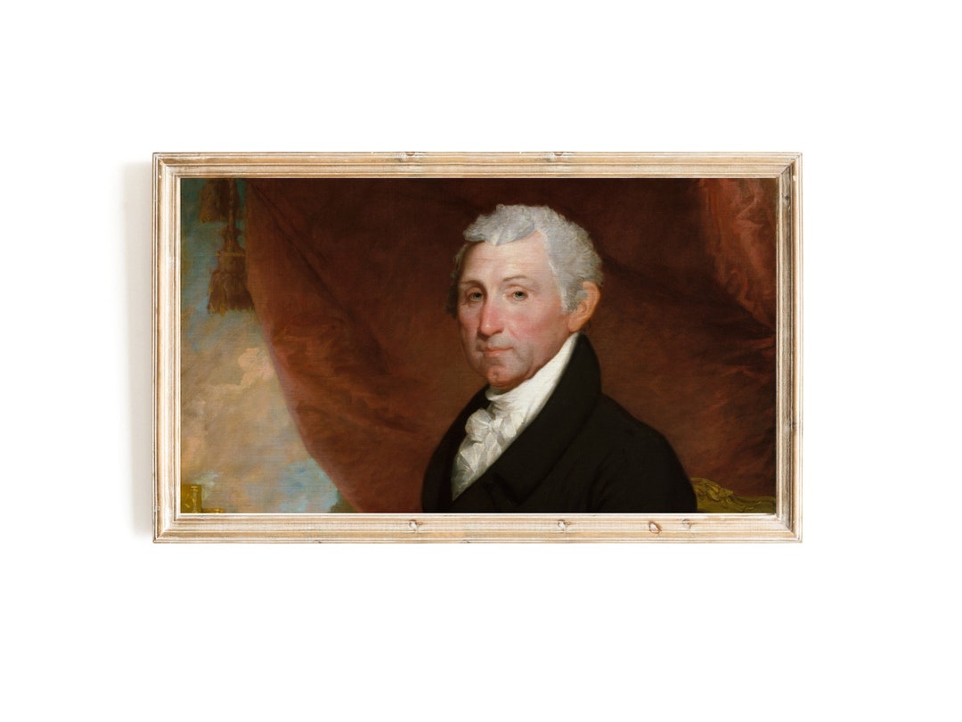 James Monroe by Gilbert Stuart Samsung Frame TV Art | Fifth US ...