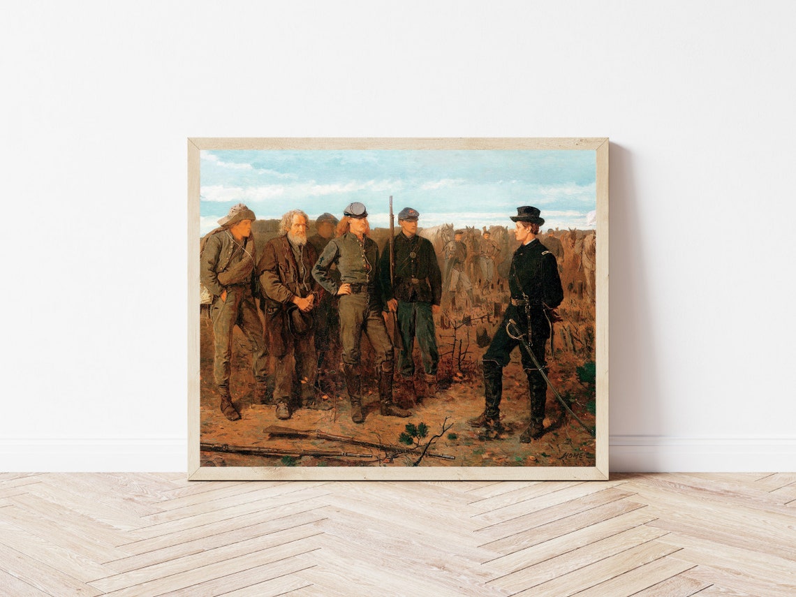Prisoners From the Front by Winslow Homer Printable | 19th Century Art ...