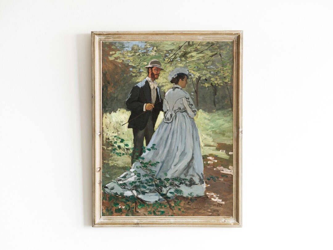 Claude Monet - Bazille and Camille Printable | 19th Century Art ...