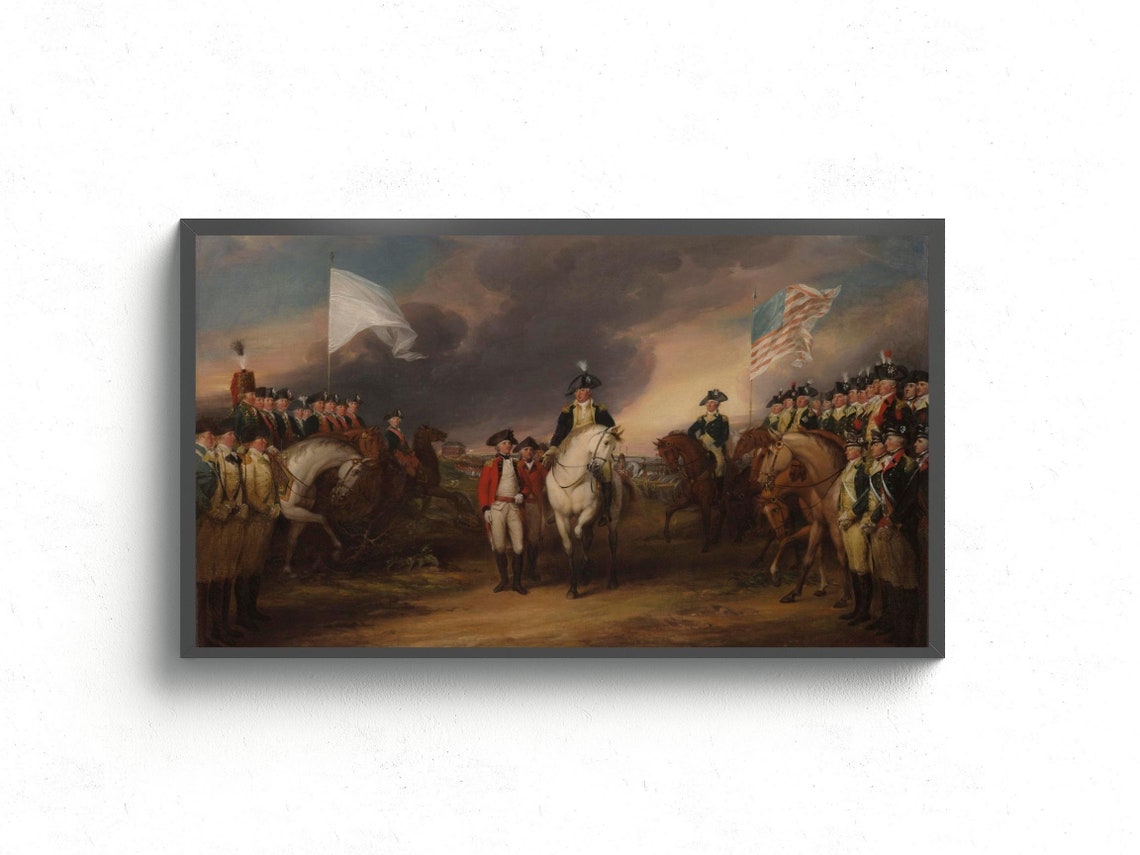 The Surrender of Lord Cornwallis by John Trumbull Samsung TV Art ...