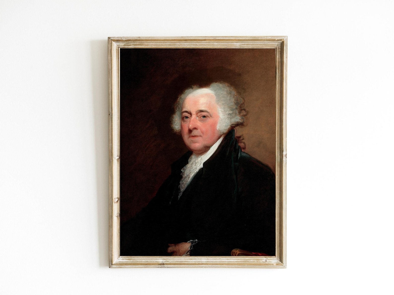 John Adams by Gilbert Stuart Printable US President Fine Art Print ...