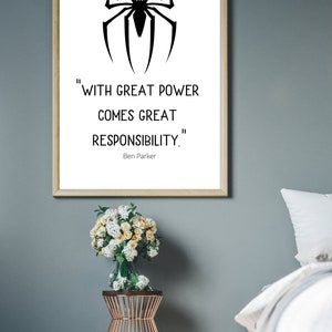 With Great Responsibility Comes Great Power | Superhero | Marvel ...