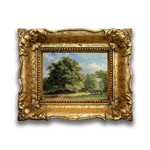 View in the Bentheim Forest by George Andries Roth Printable | Vintage ...