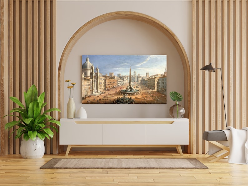 View of the Piazza Navona, Rome Samsung Frame TV, Rome Italy Frame TV ...