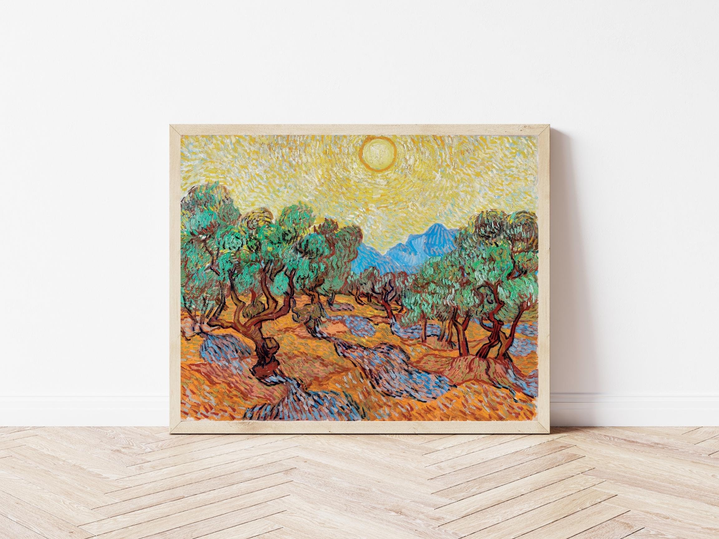 Vincent Van Gogh Olive Trees Printable 19th Century Art Van Gogh Gift ...