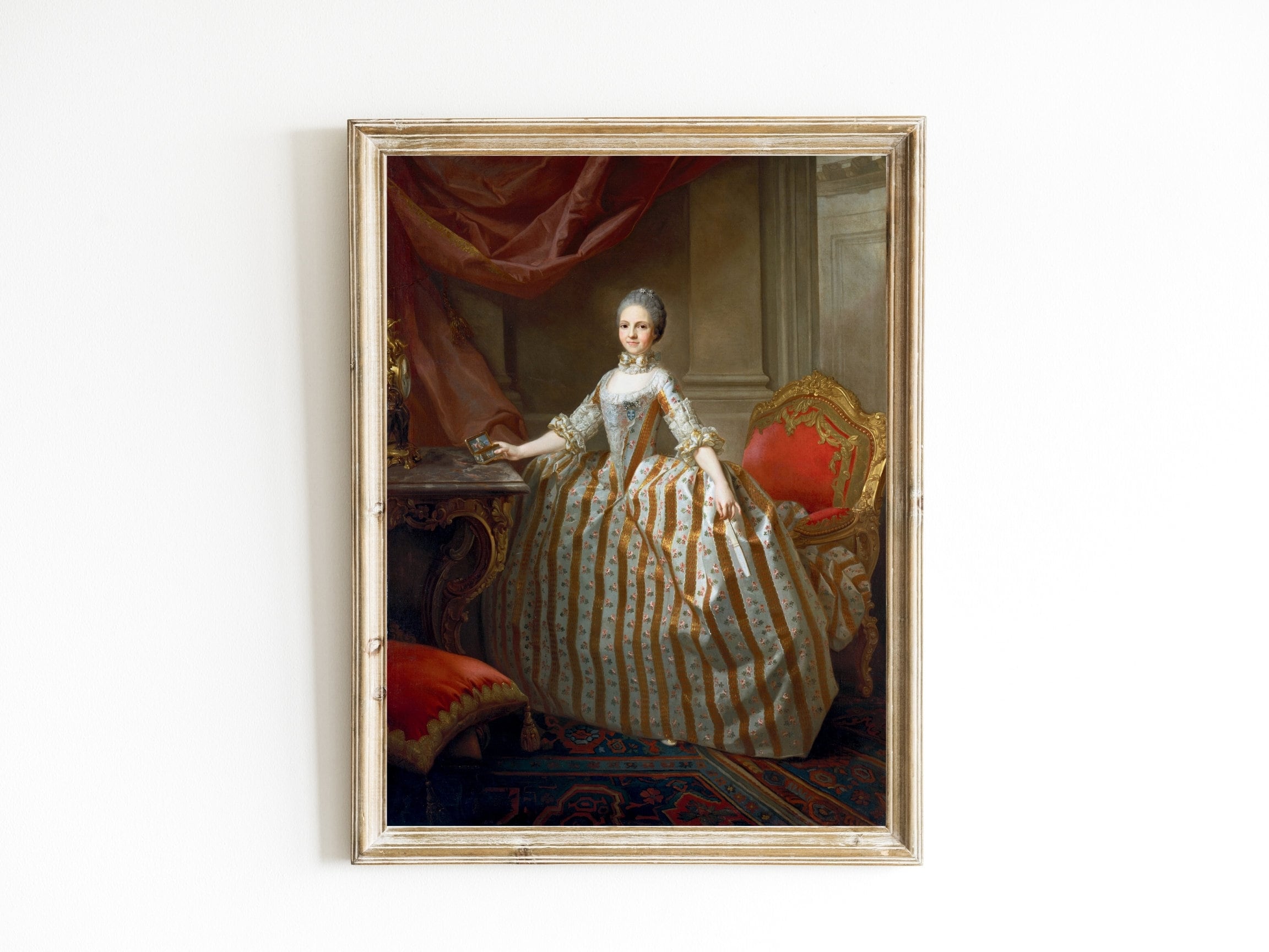 Maria Luisa of Parma, Queen of Spain by Laurent Pécheux Printable ...