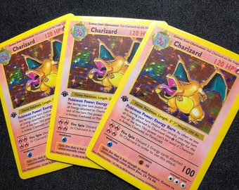 Base Set Charizard | Etsy