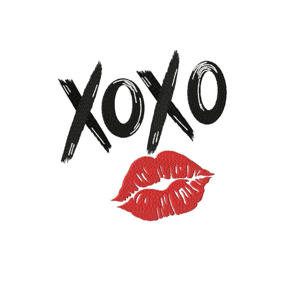 Xoxo Embroidery Design - 5 Sizes Instant Download - Etsy