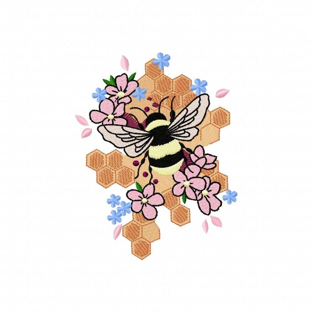 Bee Kind Embroidery Design 5 Sizes Instant Download - Etsy