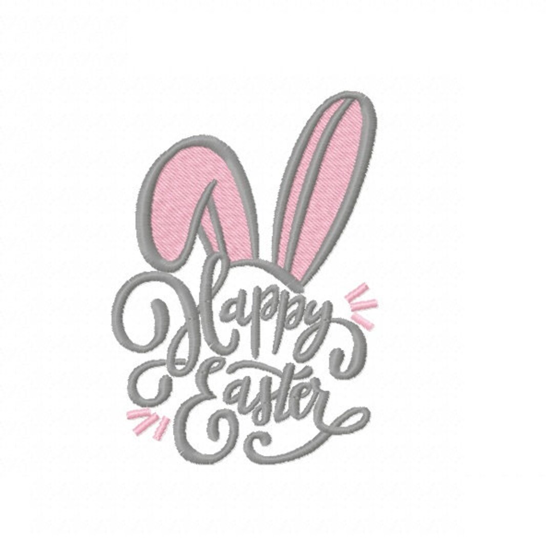 Bunny Embroidery Design, Rabbit Embroidery Design, Easter Embroidery ...