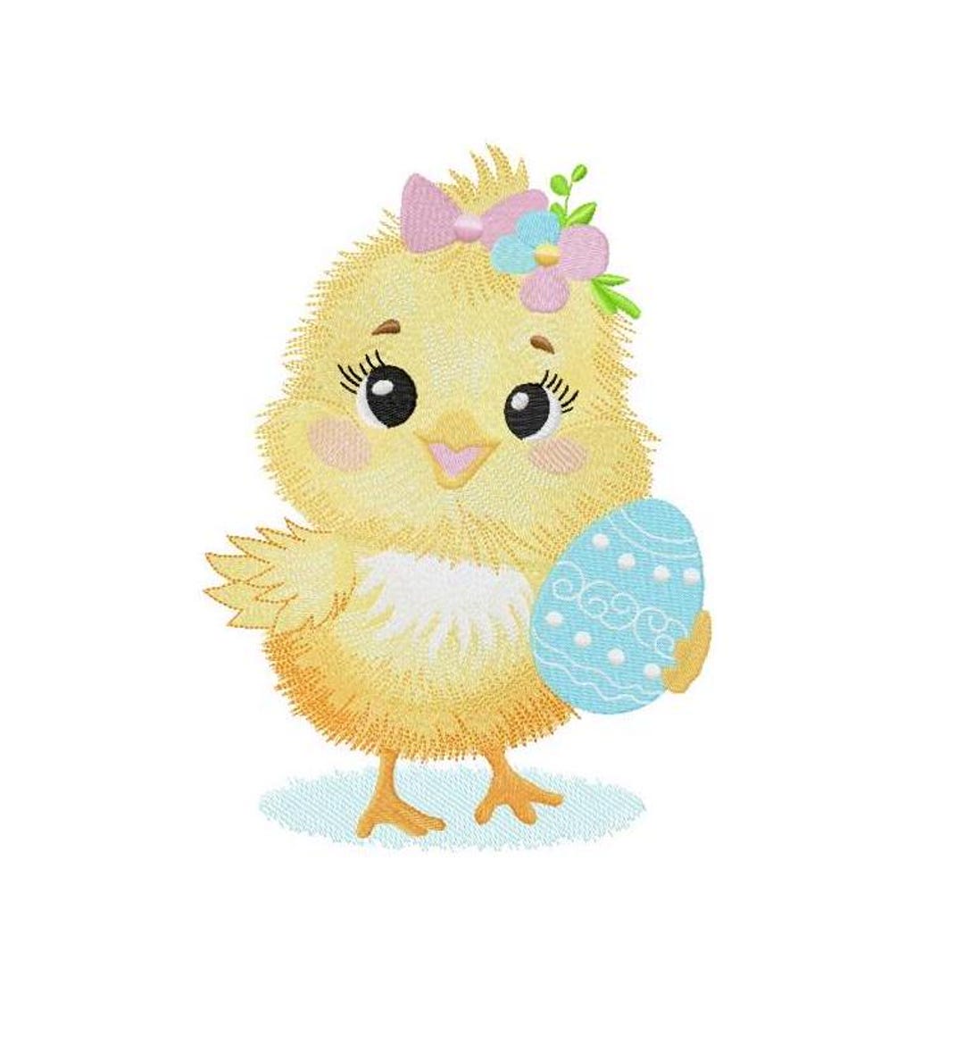 Chick Embroidery Design,easter Egg Embroidery Design - 6 Sizes Instant ...