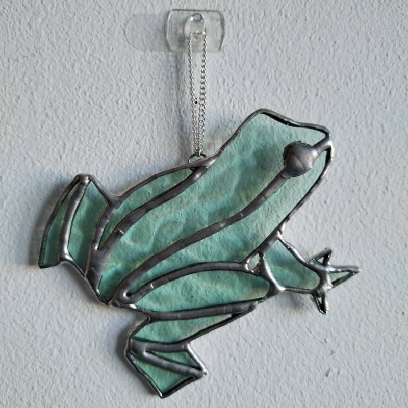 Stained Glass Frog - Etsy