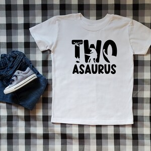 Two-a-saurus SVG, Two Asaurus PNG, 2nd Birthday Boy Design, 2 Year Old ...