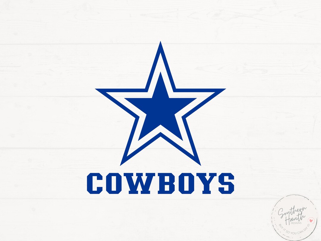 Cowboys Double Star SVG and PNG, Sports Digital Design, Cowboys Graphic ...