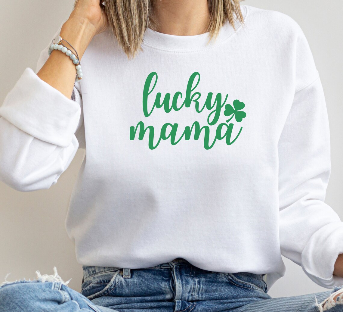 Lucky Mama SVG Lucky Mama Png Irish Mama Svg St Patricks - Etsy