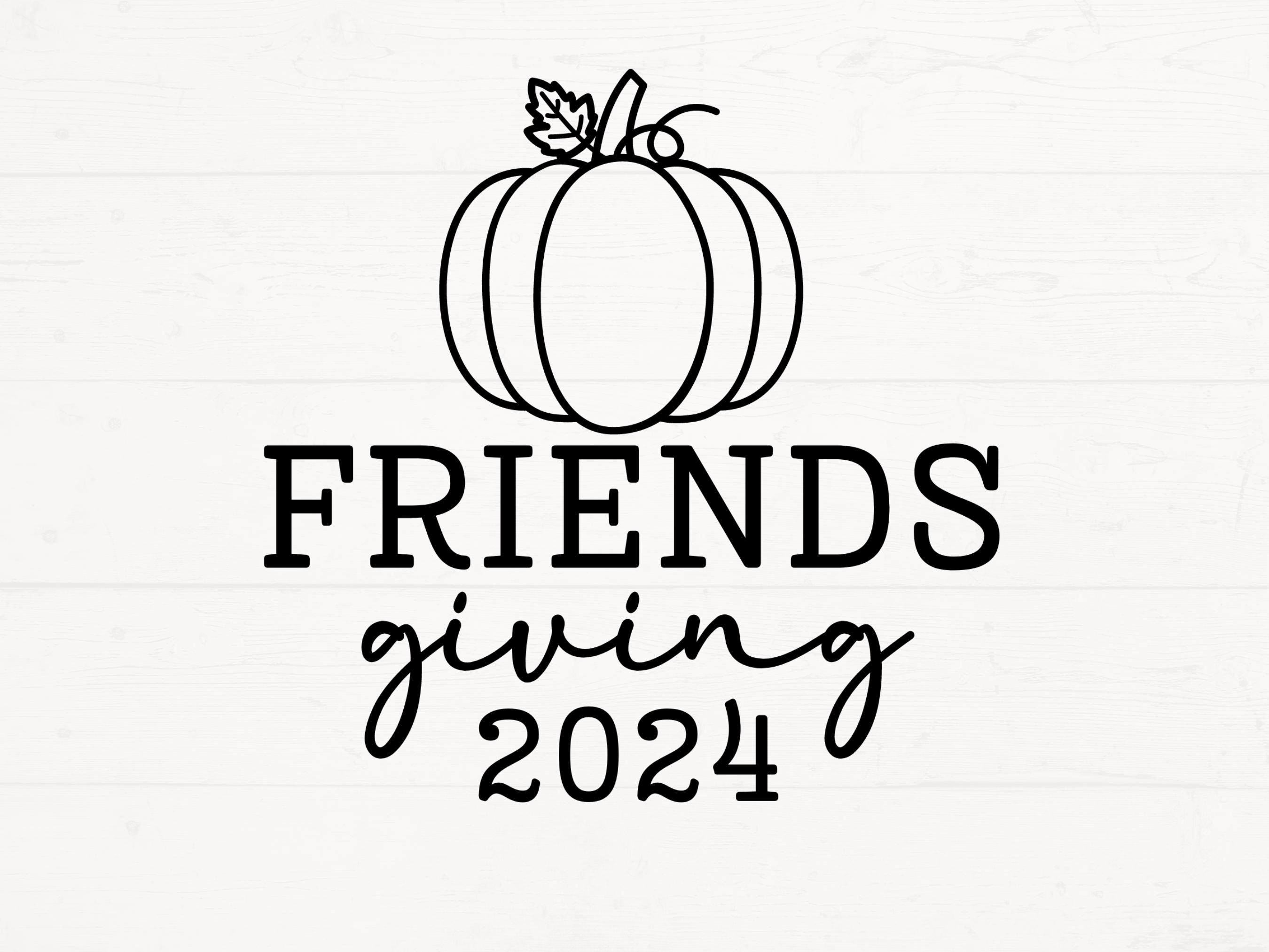 Friendsgiving Squad SVG, Friendsgiving PNG, Thanksgiving Design ...