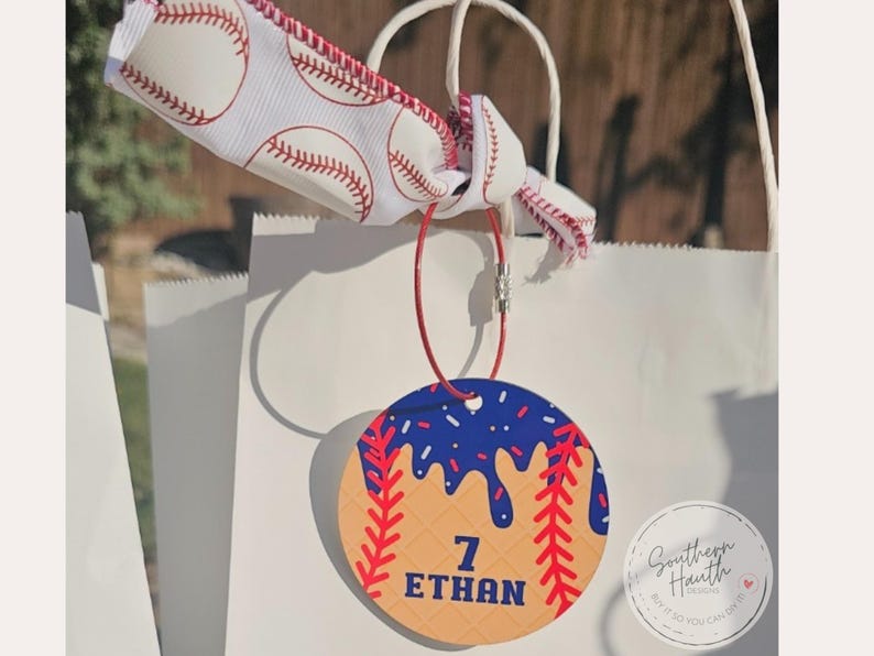 Personalized Baseball Ice Cream Drip PNG Bundle, Custom Baseball Ice ...