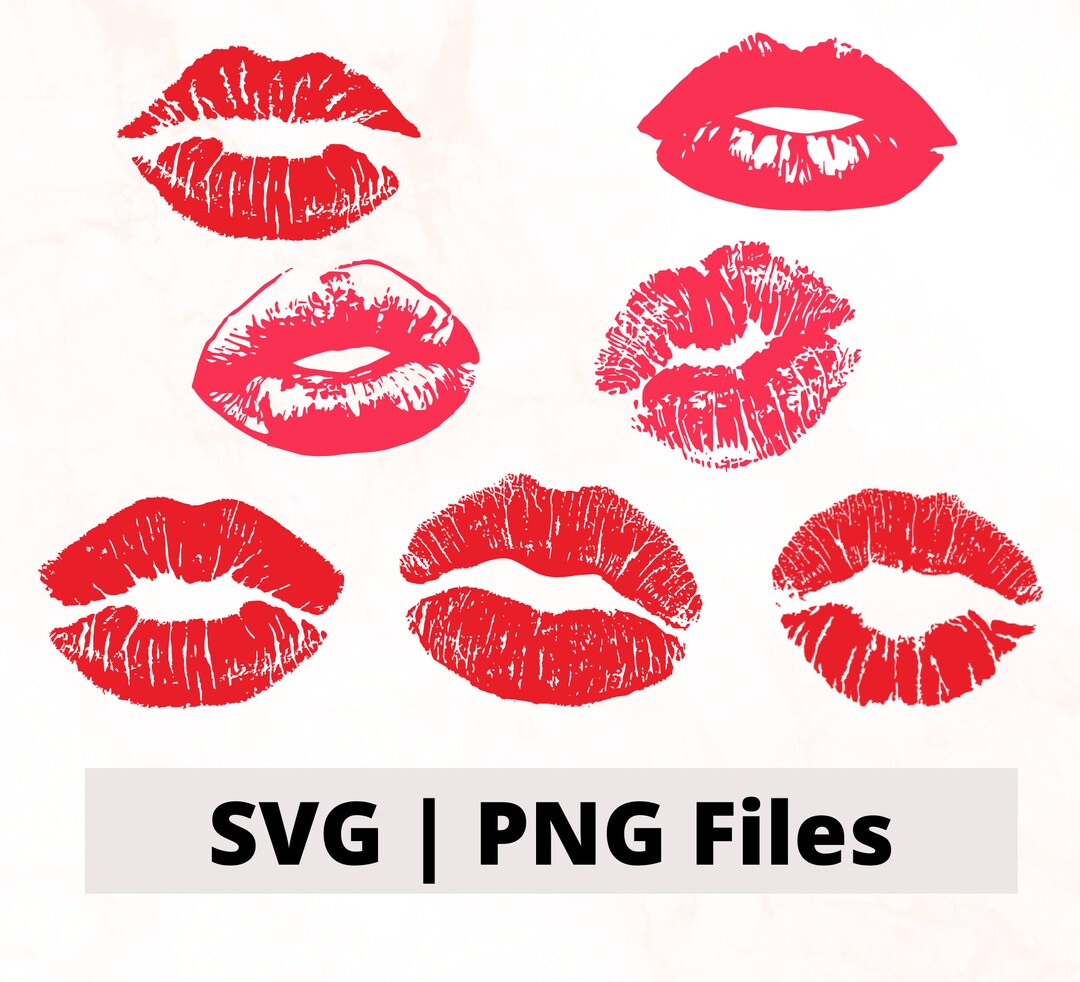 Lip Bundle SVG, Lip Bundle PNG, Lip Designs, Lipstick SVG, Lip Clipart ...