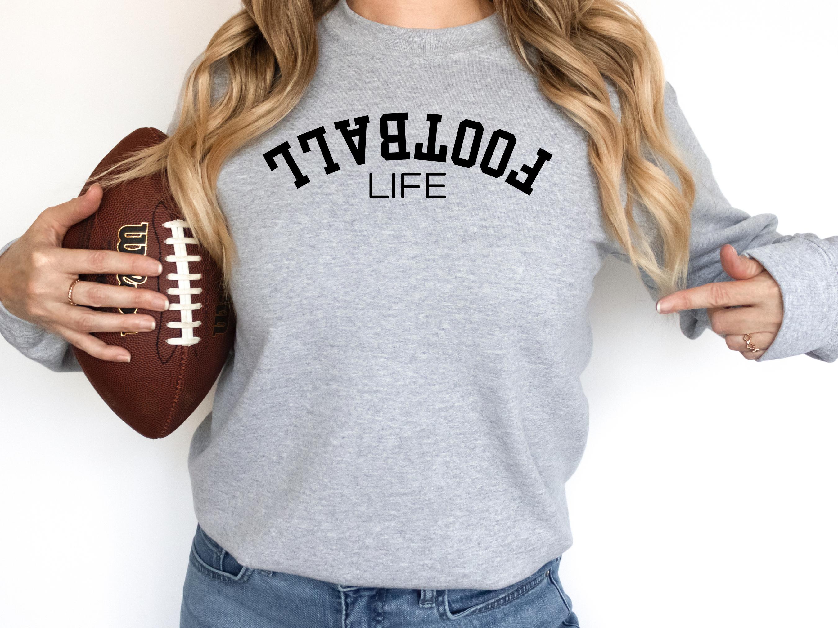 Football Life Svg, Football Shirt Design, Football Season SVG, Football ...
