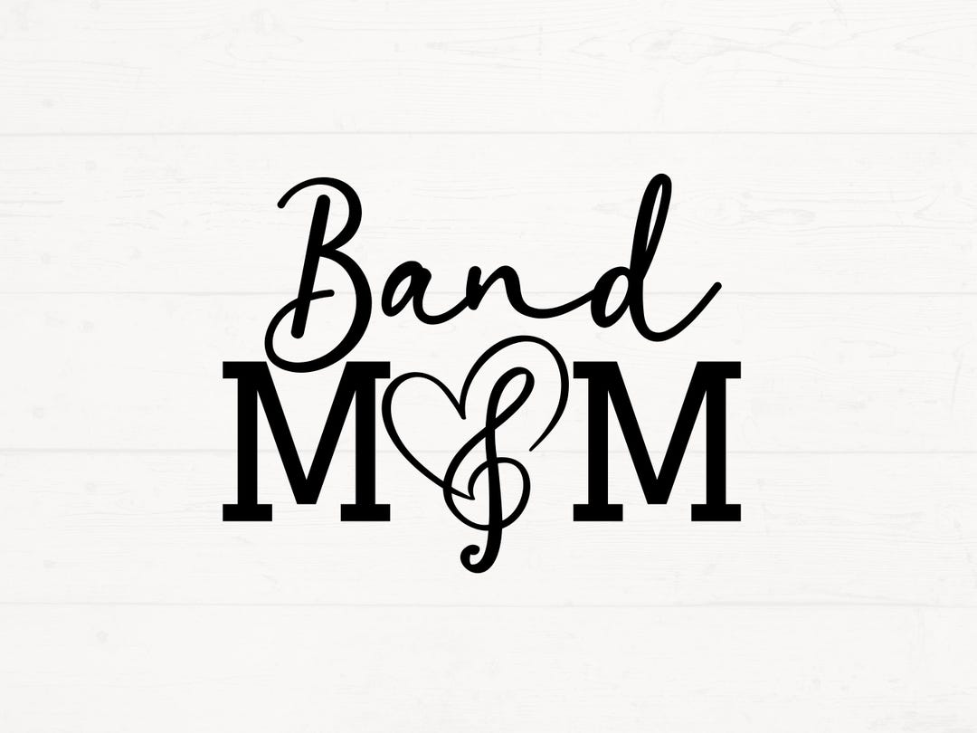 Band Mom SVG, Band Mom PNG, Band Mom Shirt Design, Marching Band Mom ...