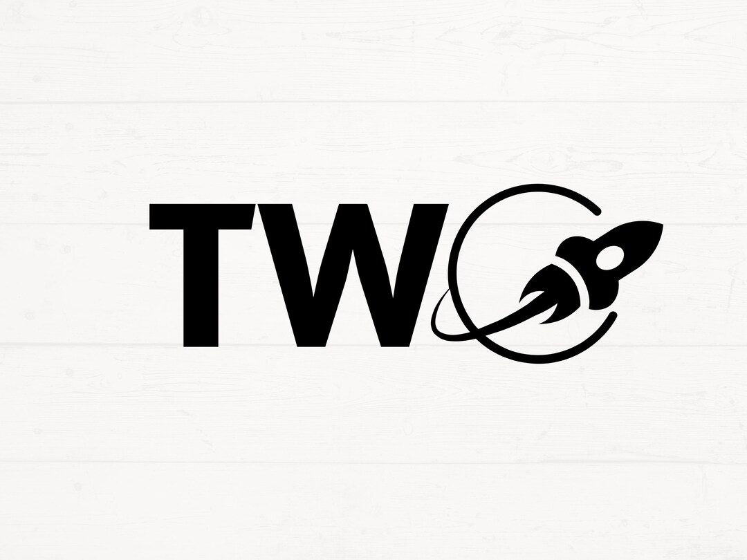 Two Space Birthday Svg, Rocket Two SVG, 2nd Space Png, Two Rocket ...