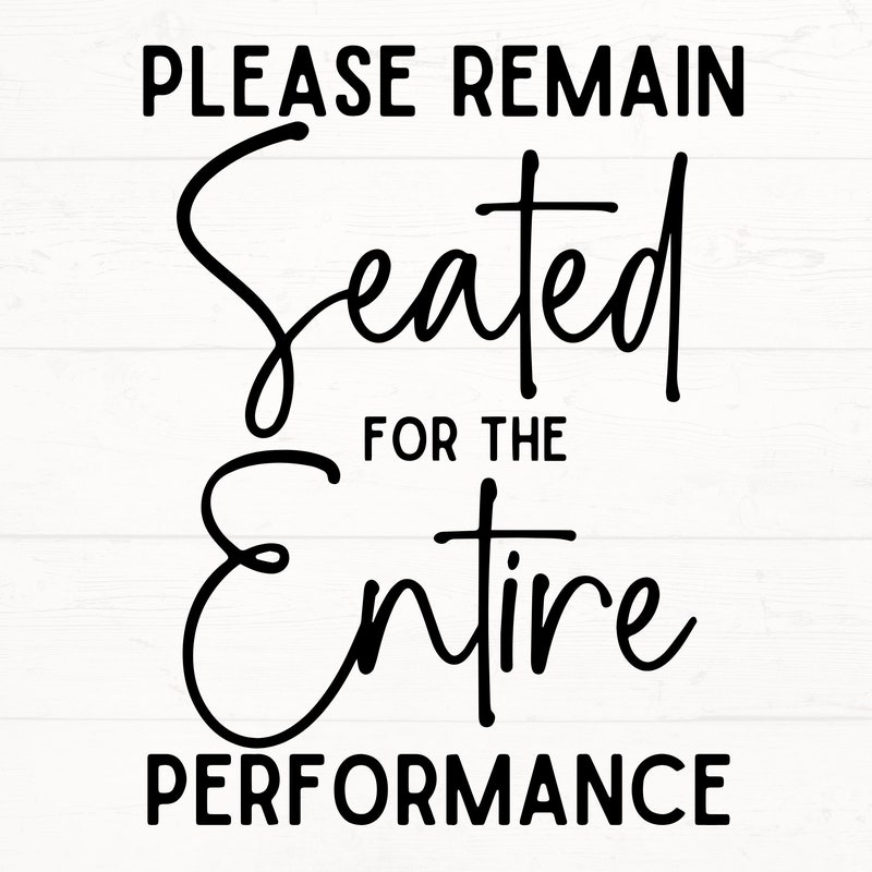 Please Remain Seated - Etsy