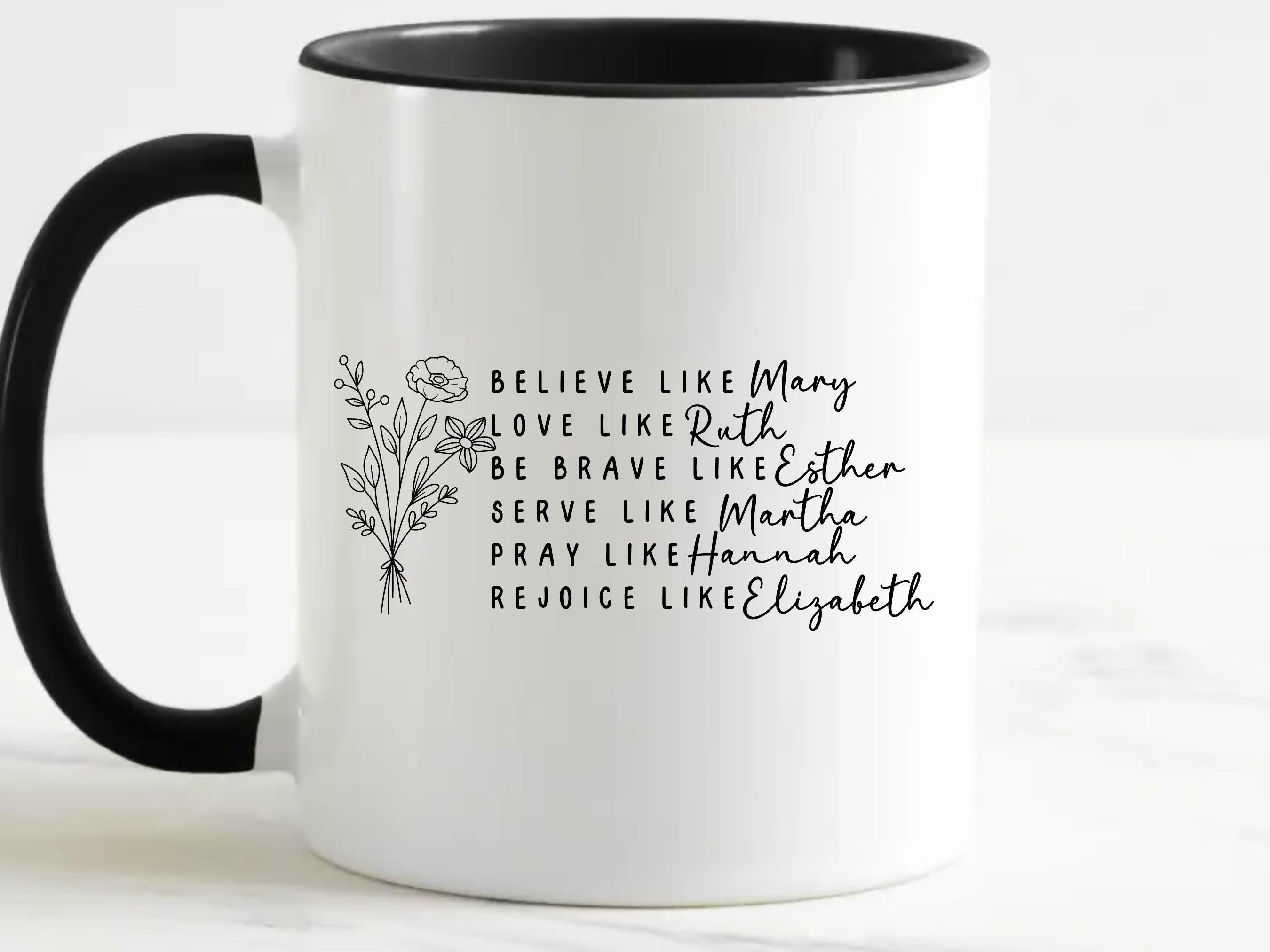Believe Like Mary Svg Png, Faith Svg, Thank God SVG, Christian Shirt ...