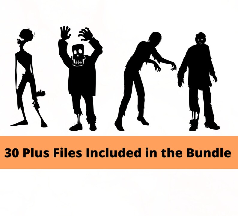 Zombie Bundle SVG, Zombie PNG, Halloween Bundle, Halloween Zombies Cut ...