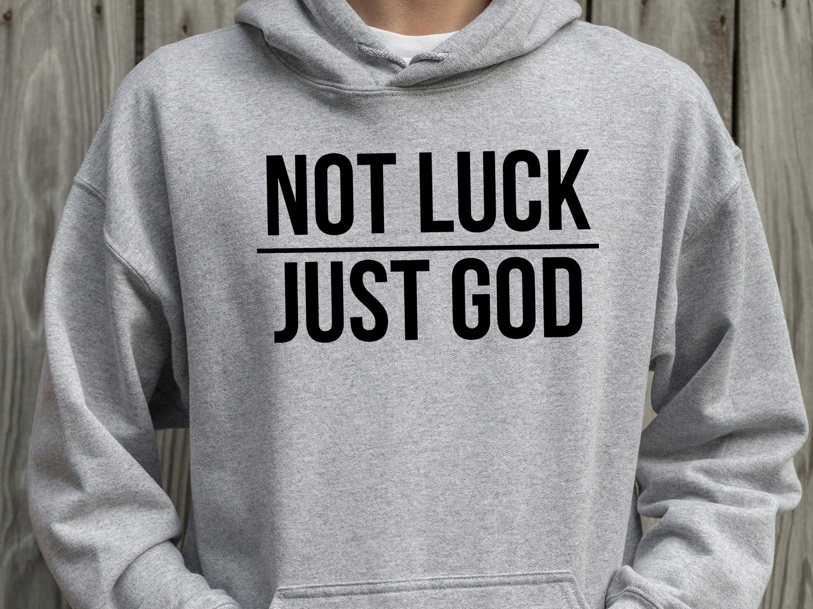 Not Luck Just God SVG, Faith Svg, No Luck Just God Png, Church Shirt ...