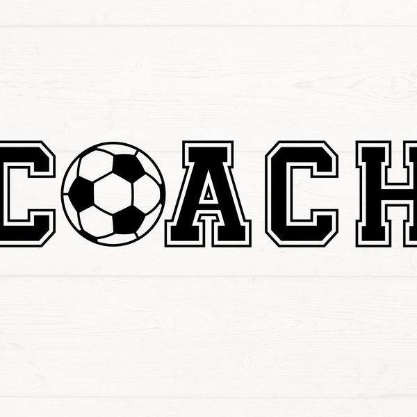 Soccer Coach Svg - Etsy