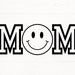 Mom Smiley Face SVG, Mom PNG, Mommy Design, Mom Cut File, Mama Design ...