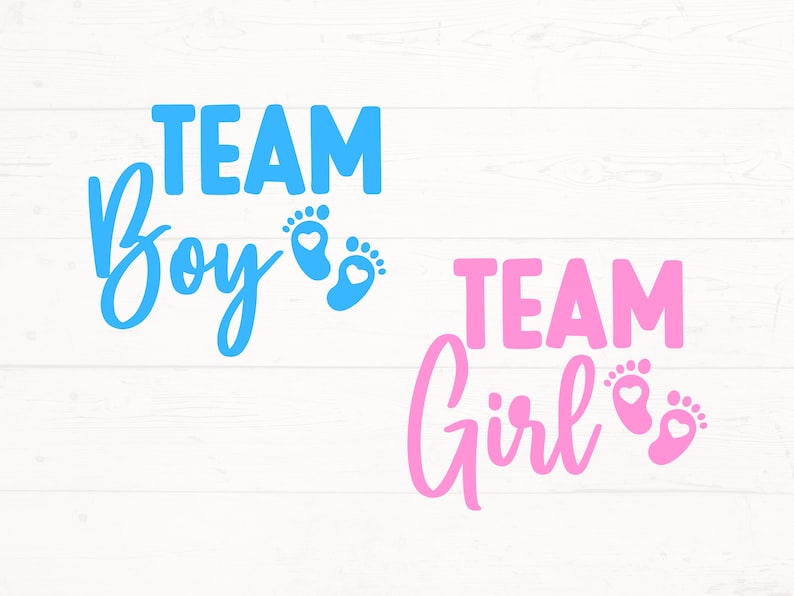 Team Boy SVG Team Girl SVG Team Boy Png Team Girl Png - Etsy Australia